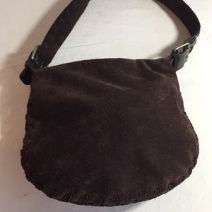 Express | Bags | Express Brown Genuine Suede Purse Excellent | Poshmark